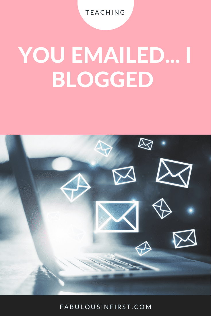 You Emailed...I Blogged. - Fabulous In First